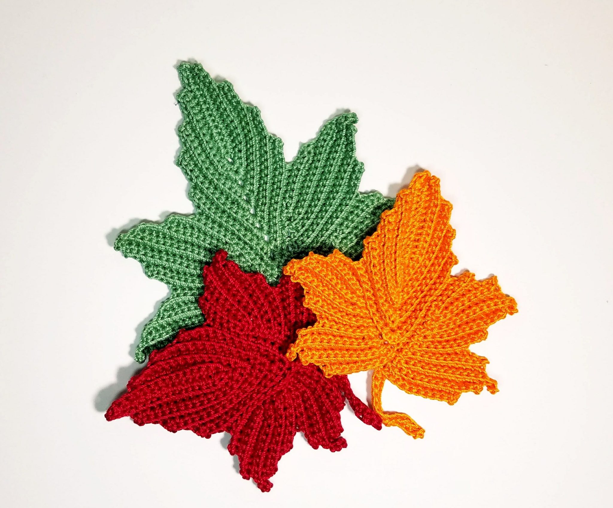 Crochet Crochet Maple Leaf Keychains Knitting And Crochet Forum