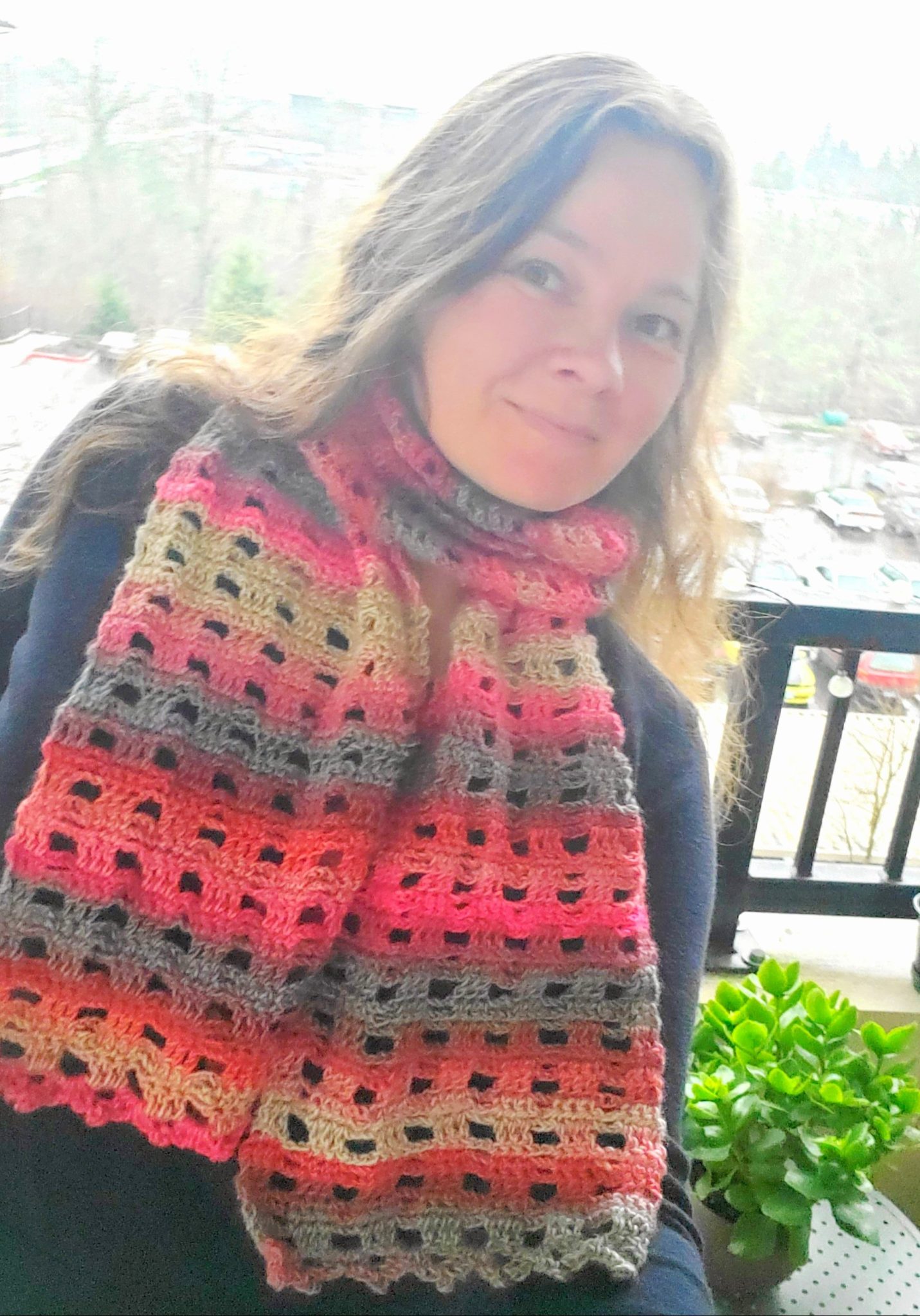Soft Trellis Scarf - HandmadebyRaine