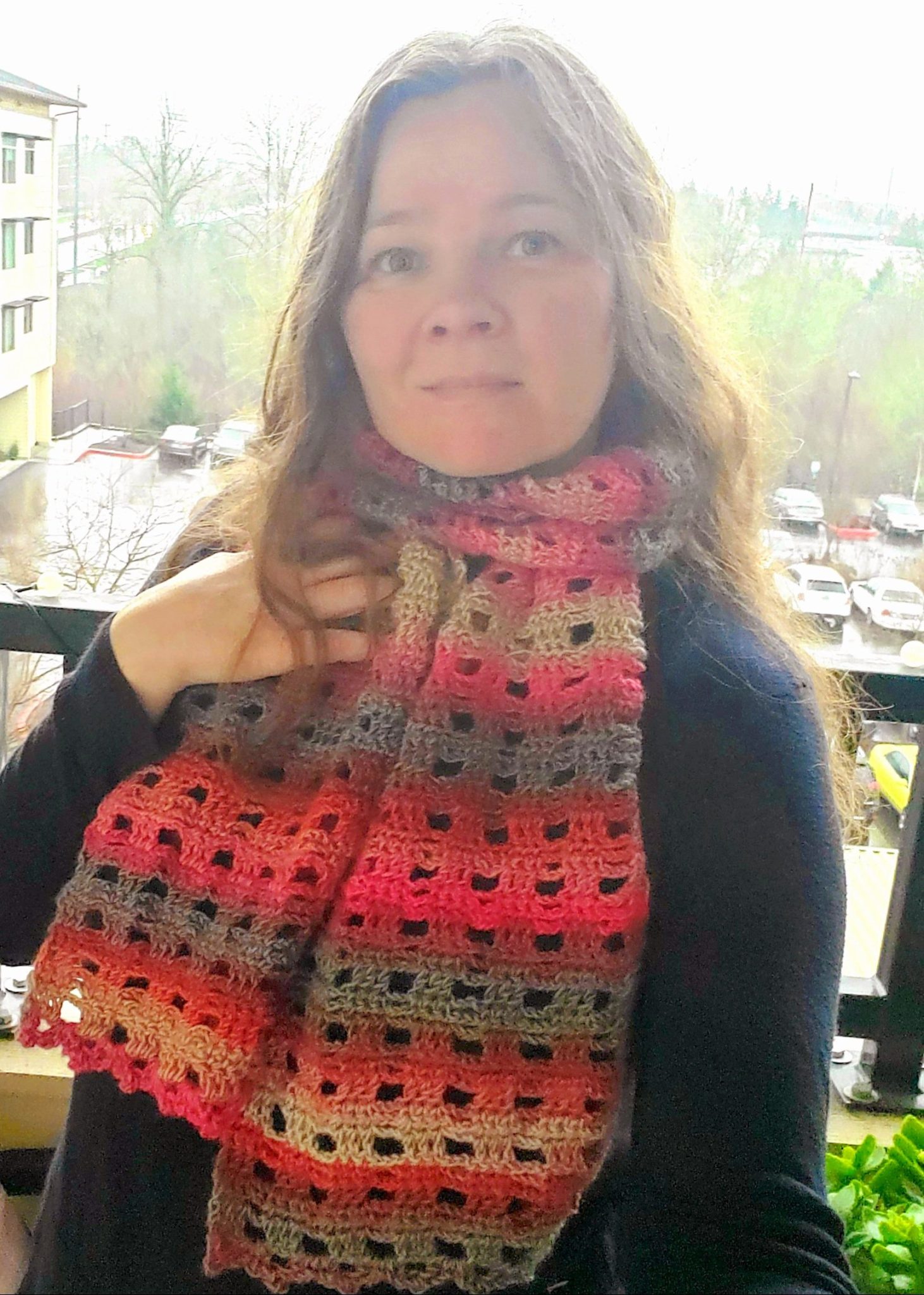 Soft Trellis Scarf - HandmadebyRaine