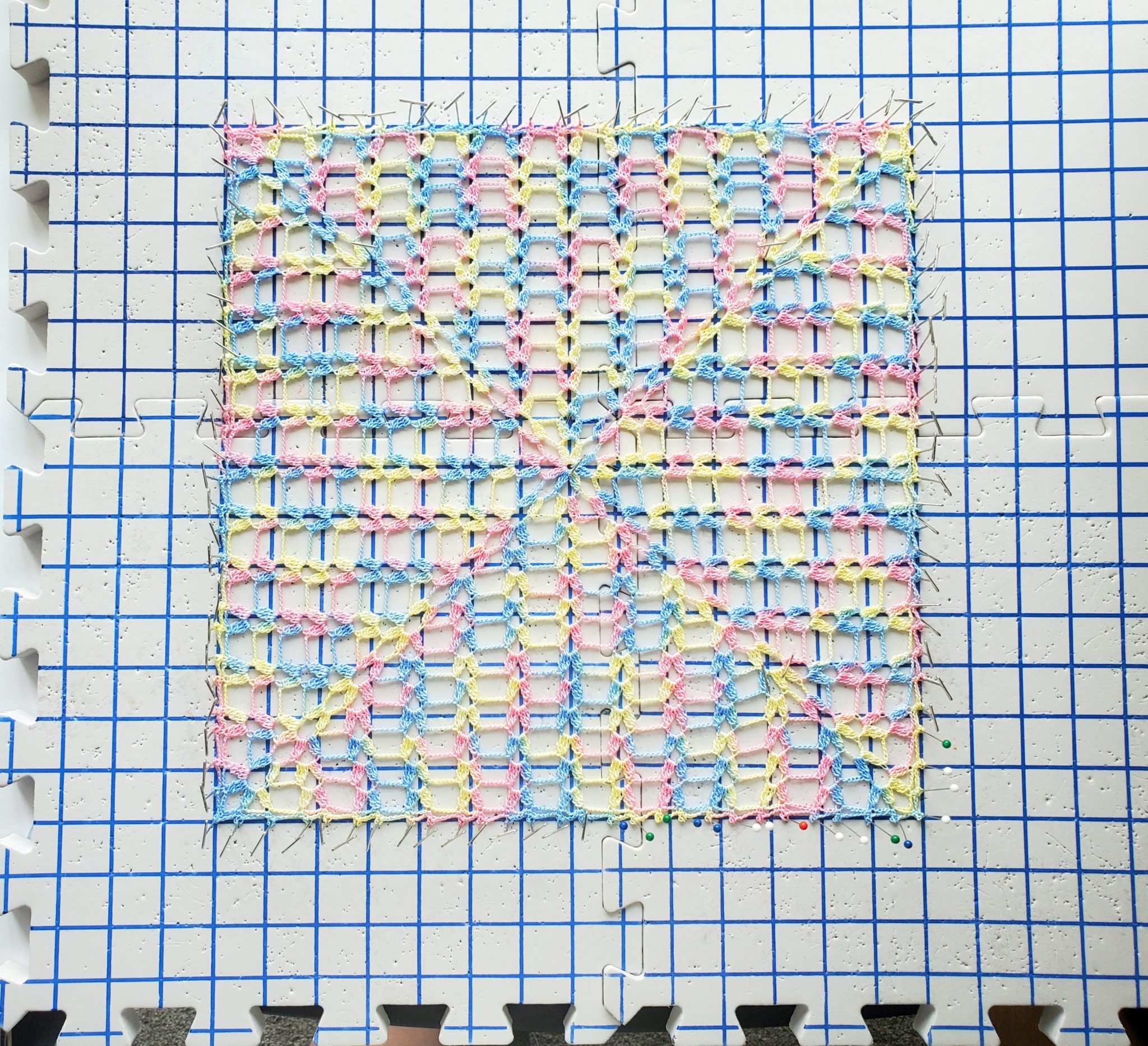 Easter Square Doily - HandmadebyRaine