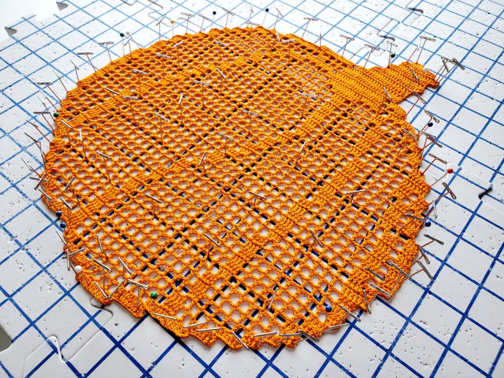 Pumpkin Doily - HandmadebyRaine