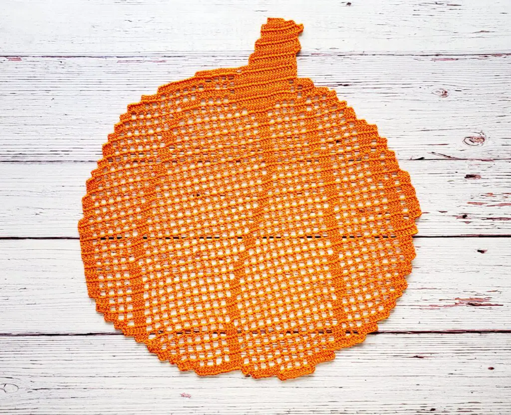 Pumpkin Doily - HandmadebyRaine