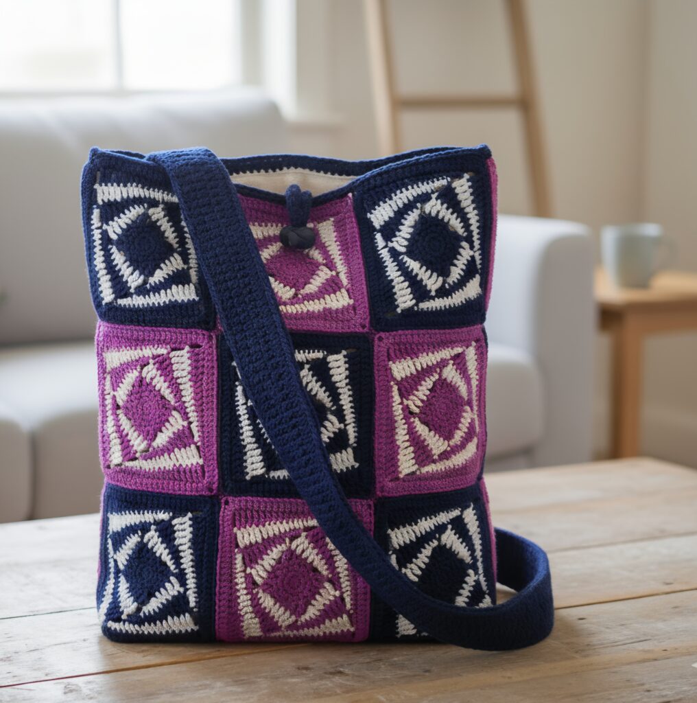 Pinwheel Square - HandmadebyRaine